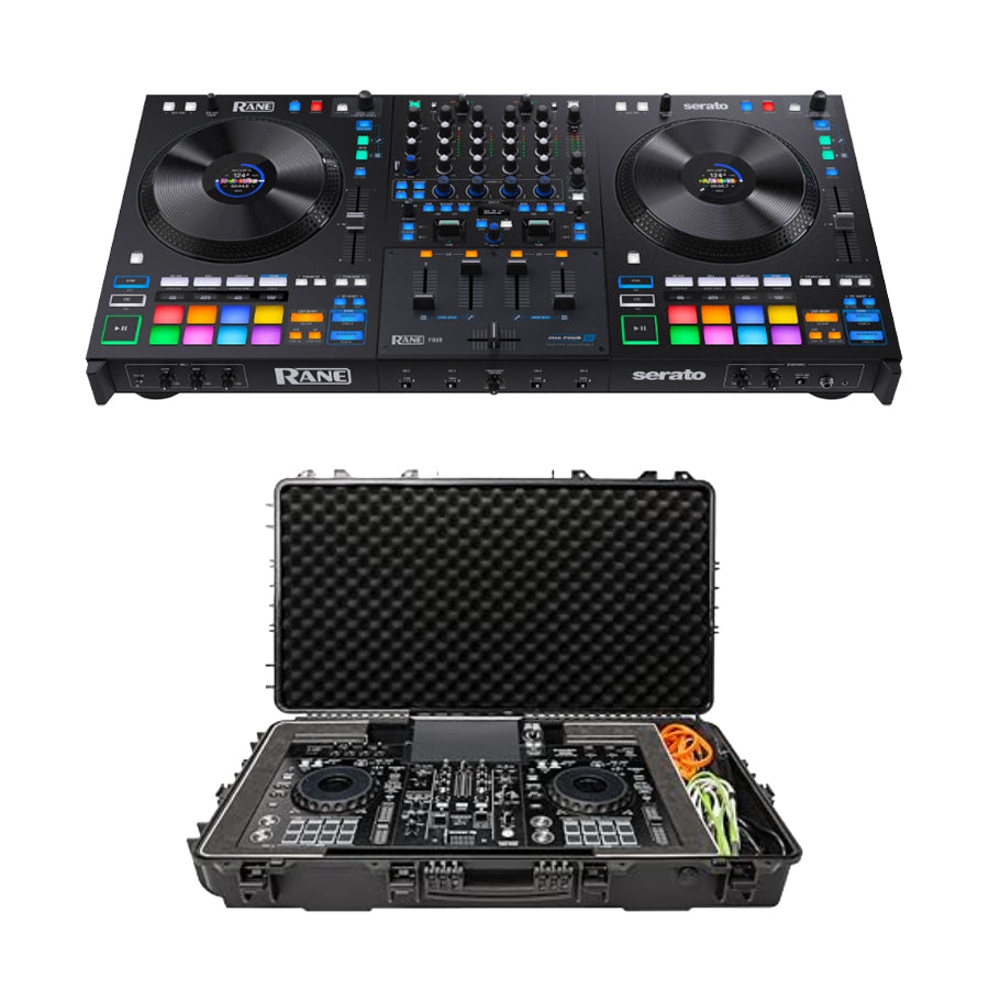 Rane Four Advanced Four-Channel Stems DJ Controller + Magma FLXGUARD D ...