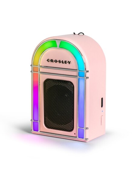 Crosley - Mini Jukebox Portable Bluetooth Speaker - Pink — Rock and ...