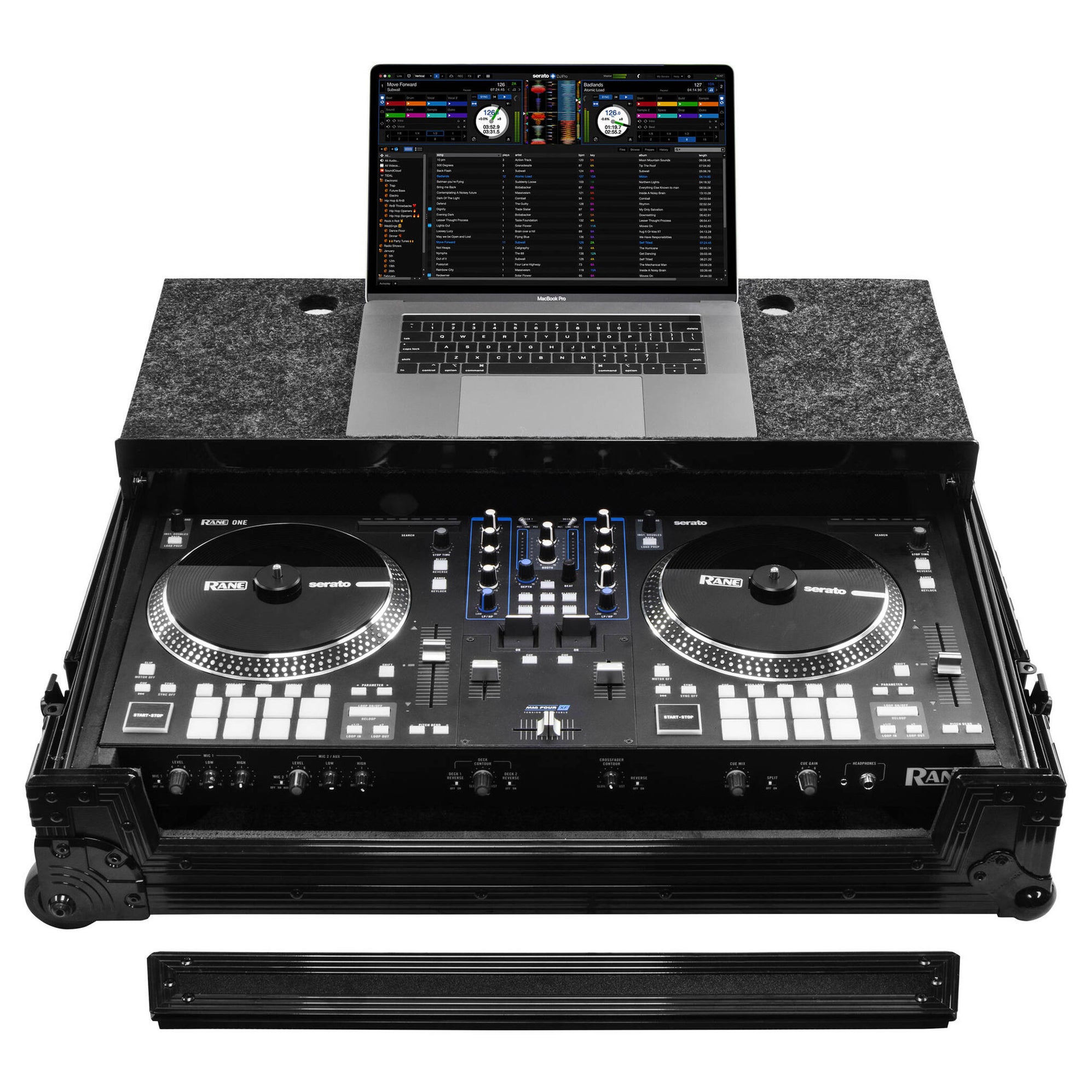 Odyssey Rane One Flight Case in Black with Patented Glide Platform and ...