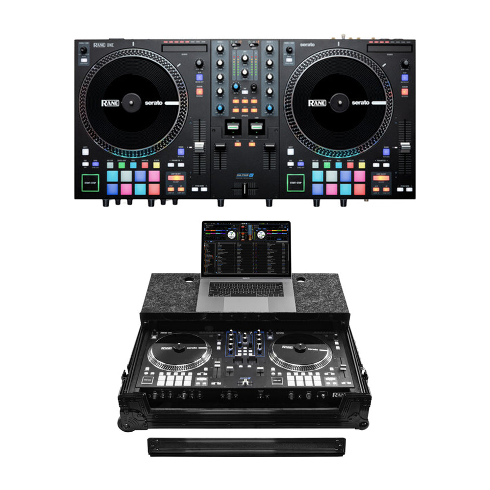 Rane DJ One + Odyssey Rane One Flight Case in Black with Patented Glid ...
