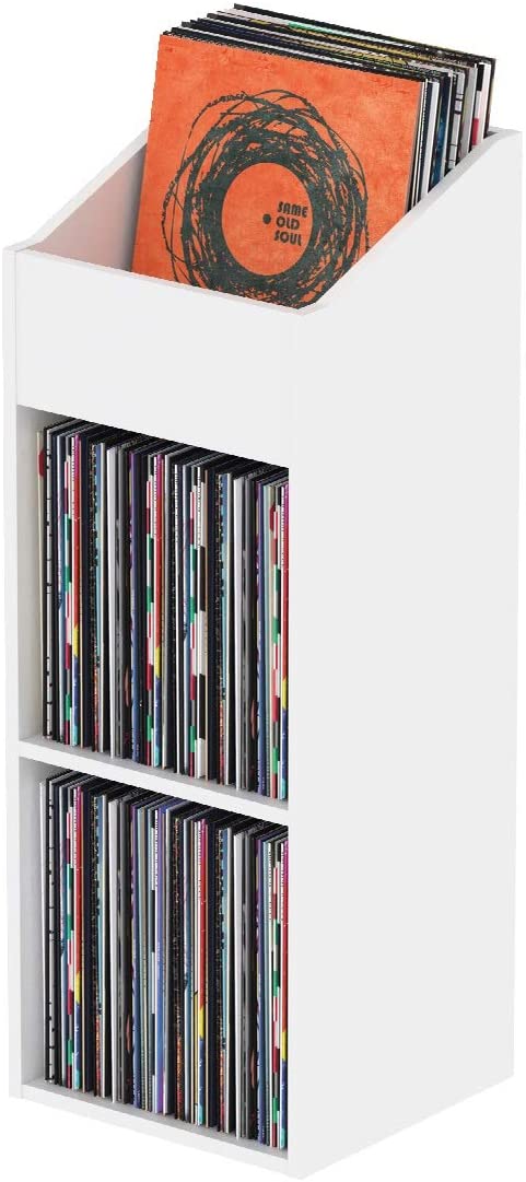 Glorious Record Rack 330 White — Rock and Soul DJ Equipment and Records