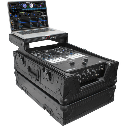 ProX XS-RANE72LTBL Flight Case with Shelf for 11" Rane 72 DJ Mixer (Bl ...